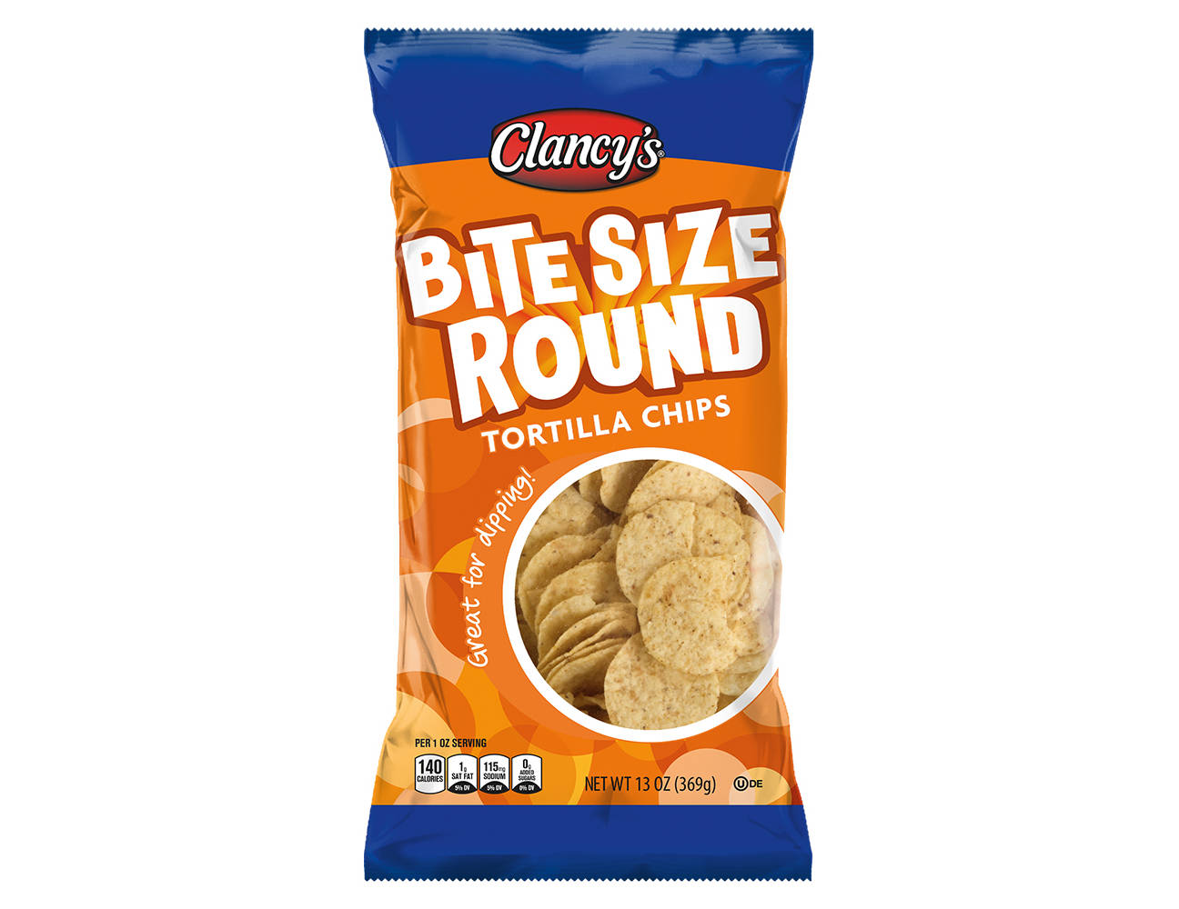 Clancy's Bite Size White Round Tortilla Chips, 13 oz